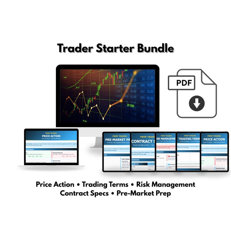 Trader Starter Bundle: Price Action, Risk Management, Trading Terms (5 ...