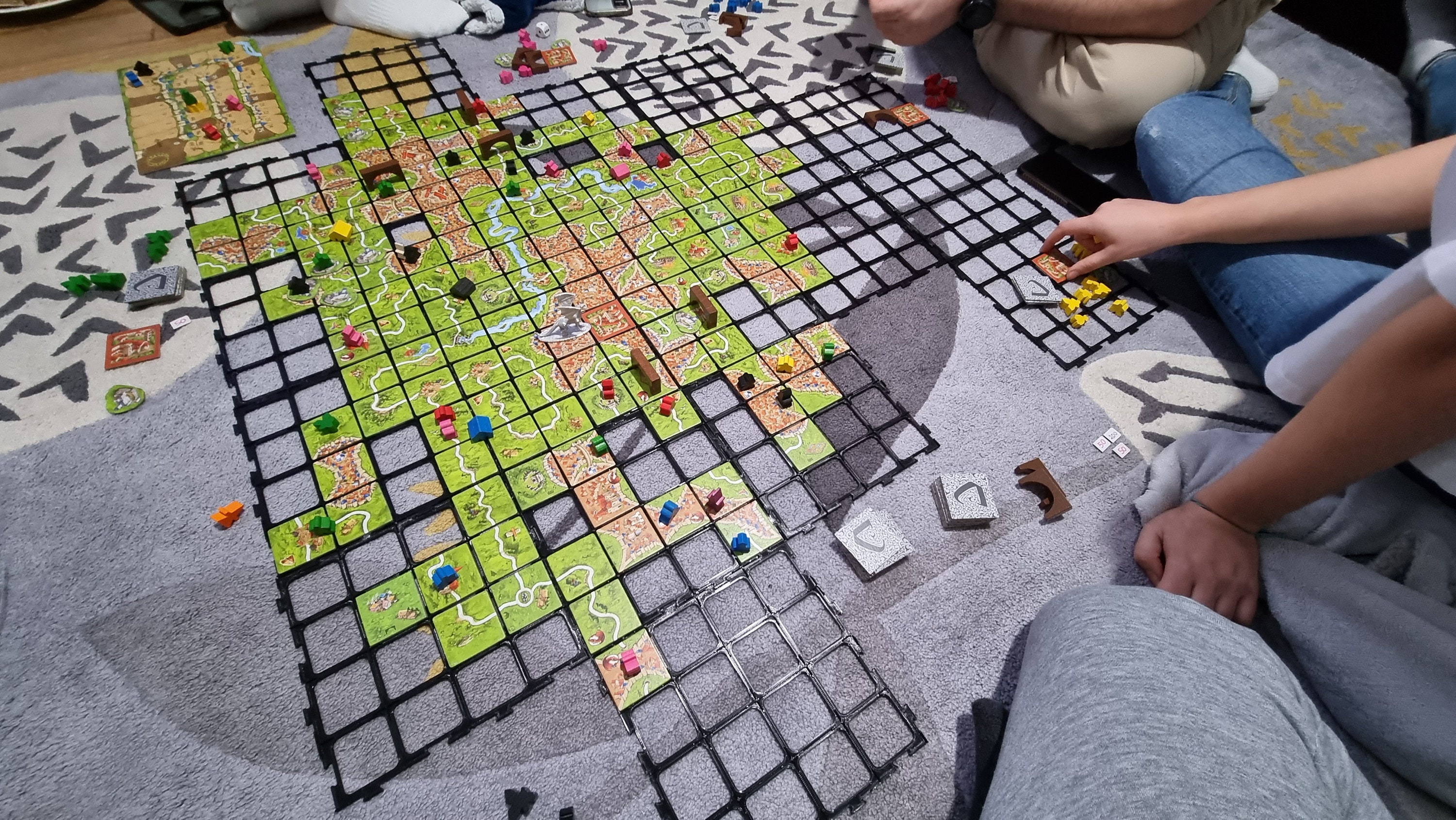 Carcassonne Tile Grids | (4x4) | Packs Available of 1,10,15,20| With or ...