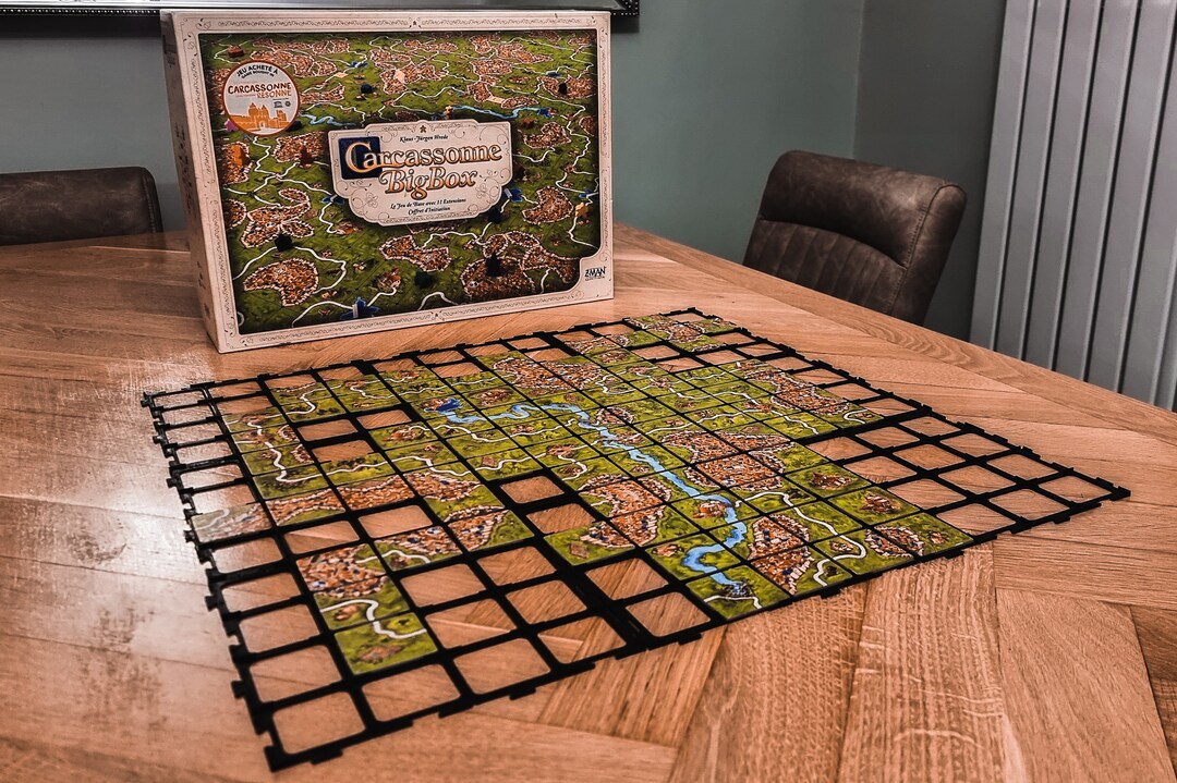 Carcassonne Tile Grids | (4x4) | Packs Available of 1,10,15,20| With or Without Grid Mount ...