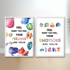 Inside Emotions and Out Feelings Feelings Poster Color Pencil Texture ...