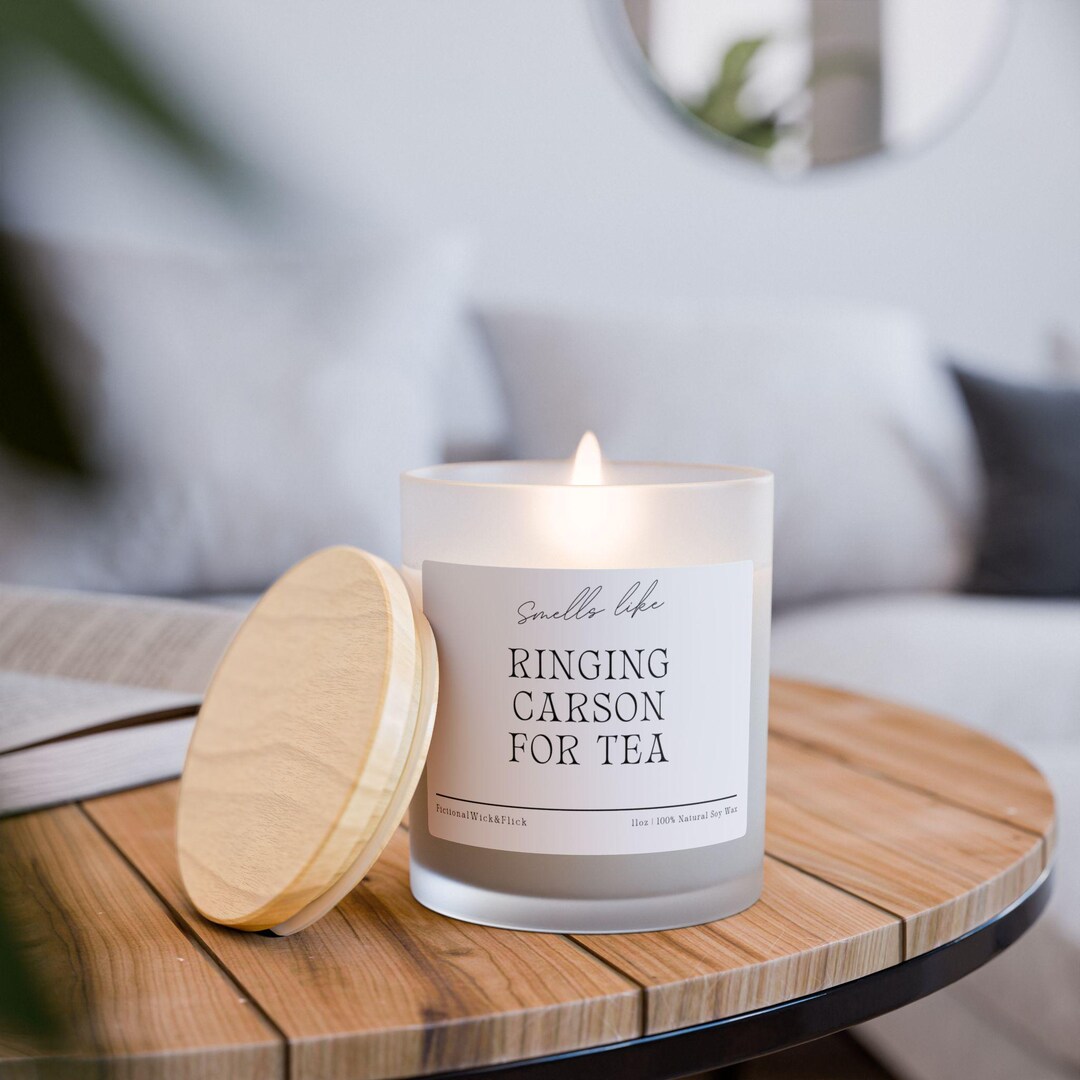 Ringing Carson for Tea Scented Soy Candle Bookish Downton Period Drama ...
