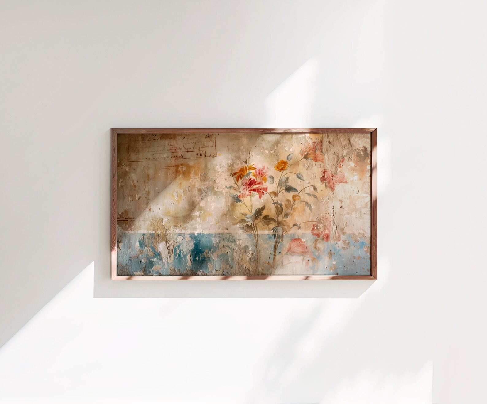 Samsung Frame TV Art | Antique Style Fresco Shabby Chic ...