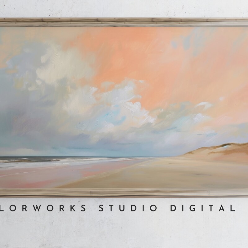 Soft Pastel Beach - Etsy