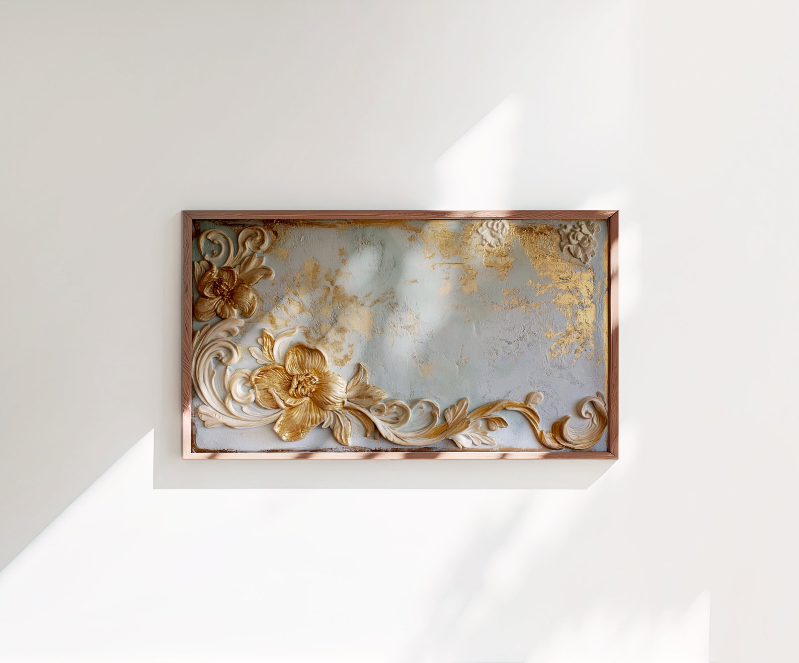 Samsung Frame TV Art | Vintage Gilded Shabby Chic Decor ...