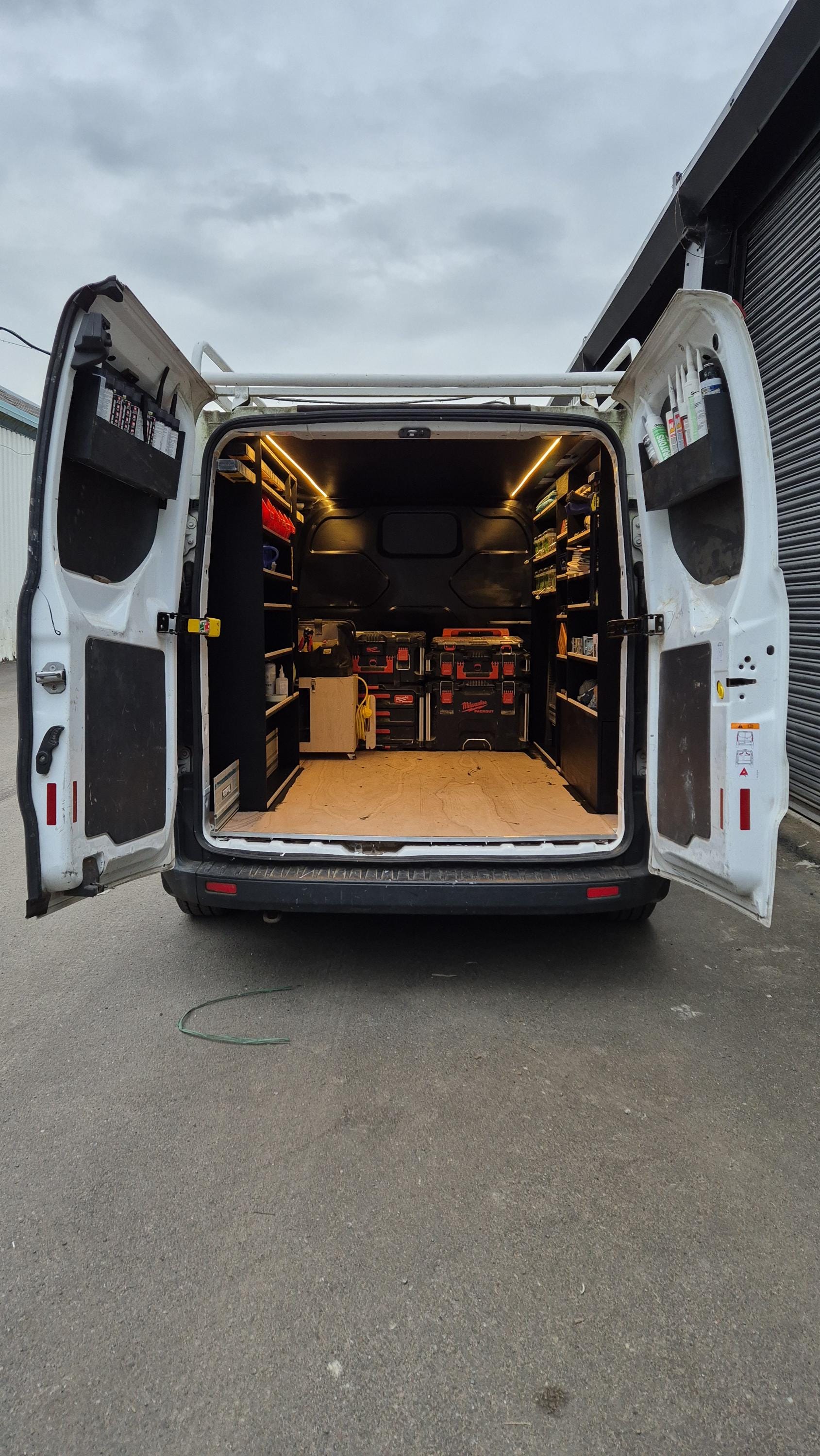 Ford Transit Custom Racking 2013 - 2024 L1H1 SWB Far Eastern Plywood ...
