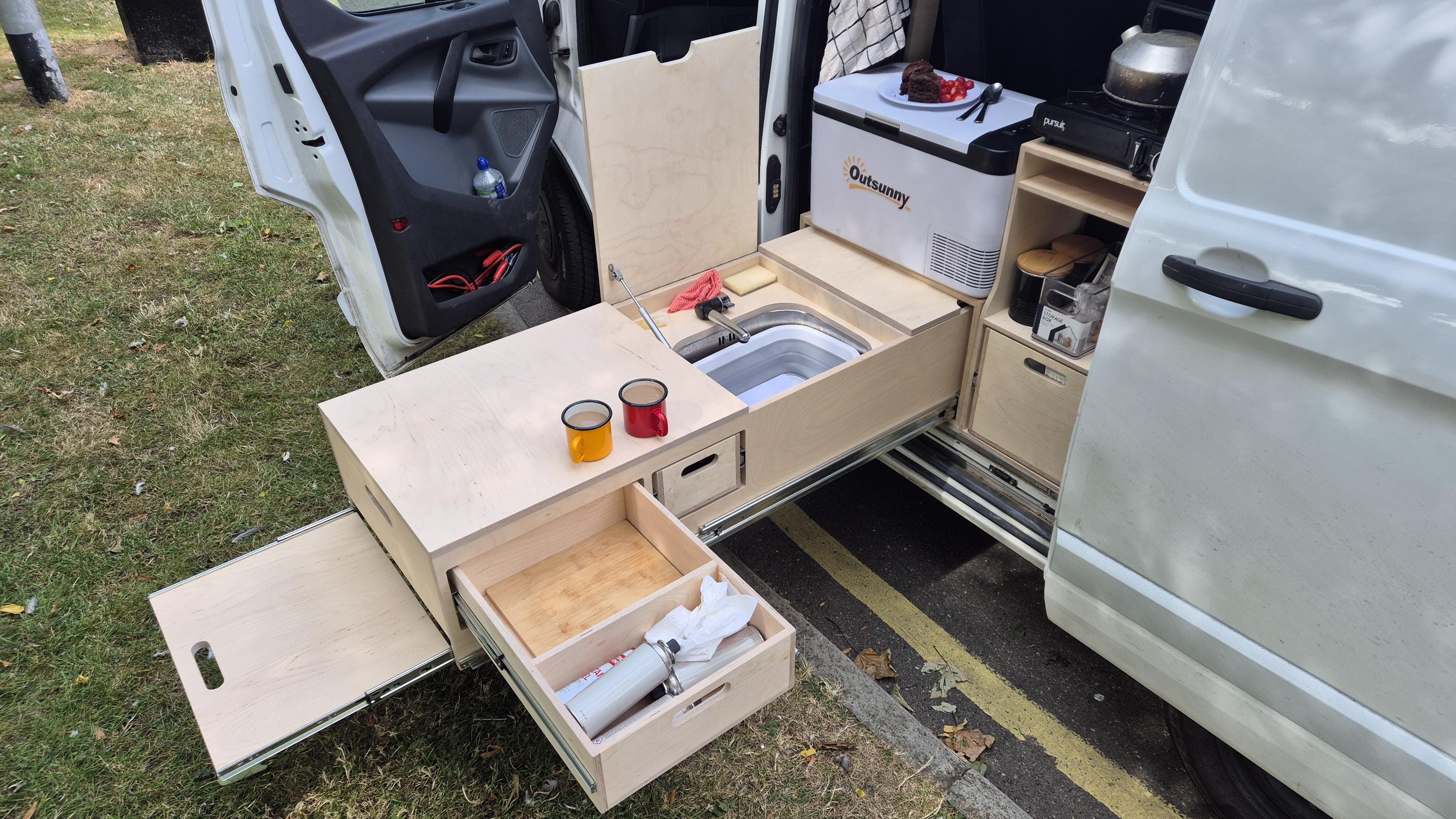 Camper Conversion, Van Conversion, Pull Out Bed - Etsy UK