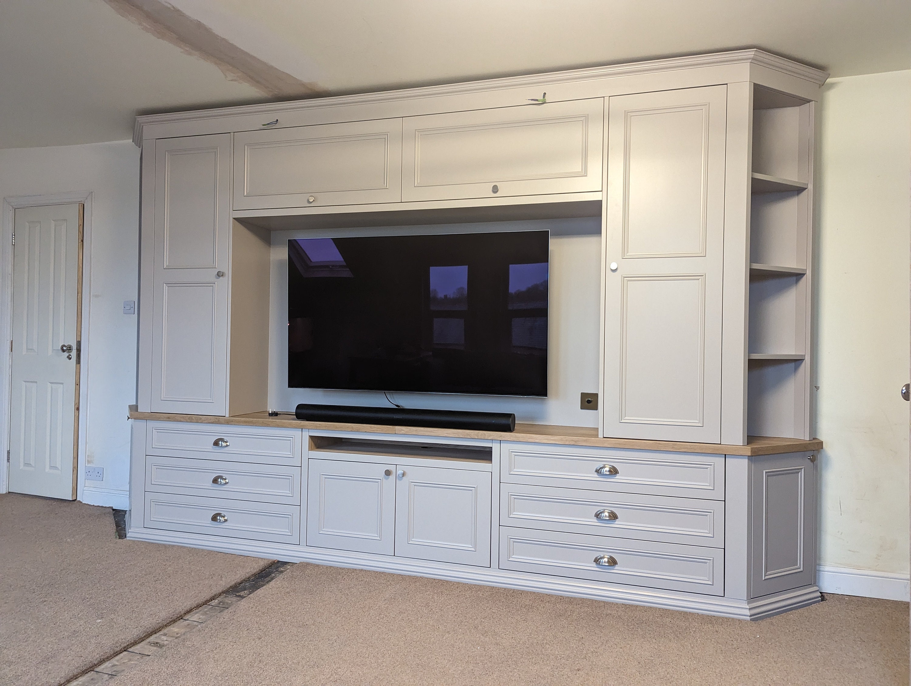 Handcrafted Bespoke Media Unit From Manchester Custom Furniture With ...