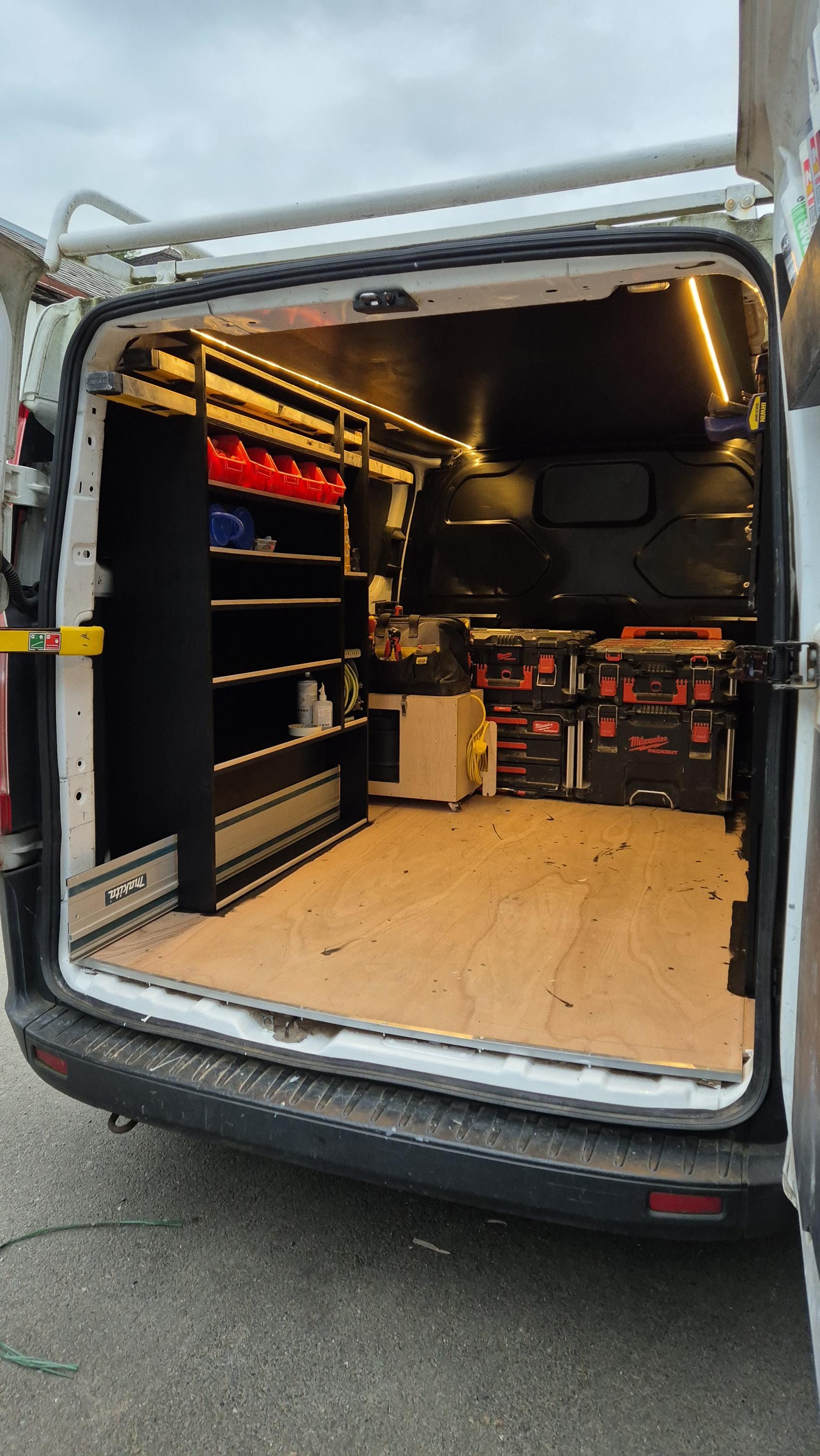 Ford Transit Custom Racking 2013 - 2024 L1H1 SWB Far Eastern Plywood ...