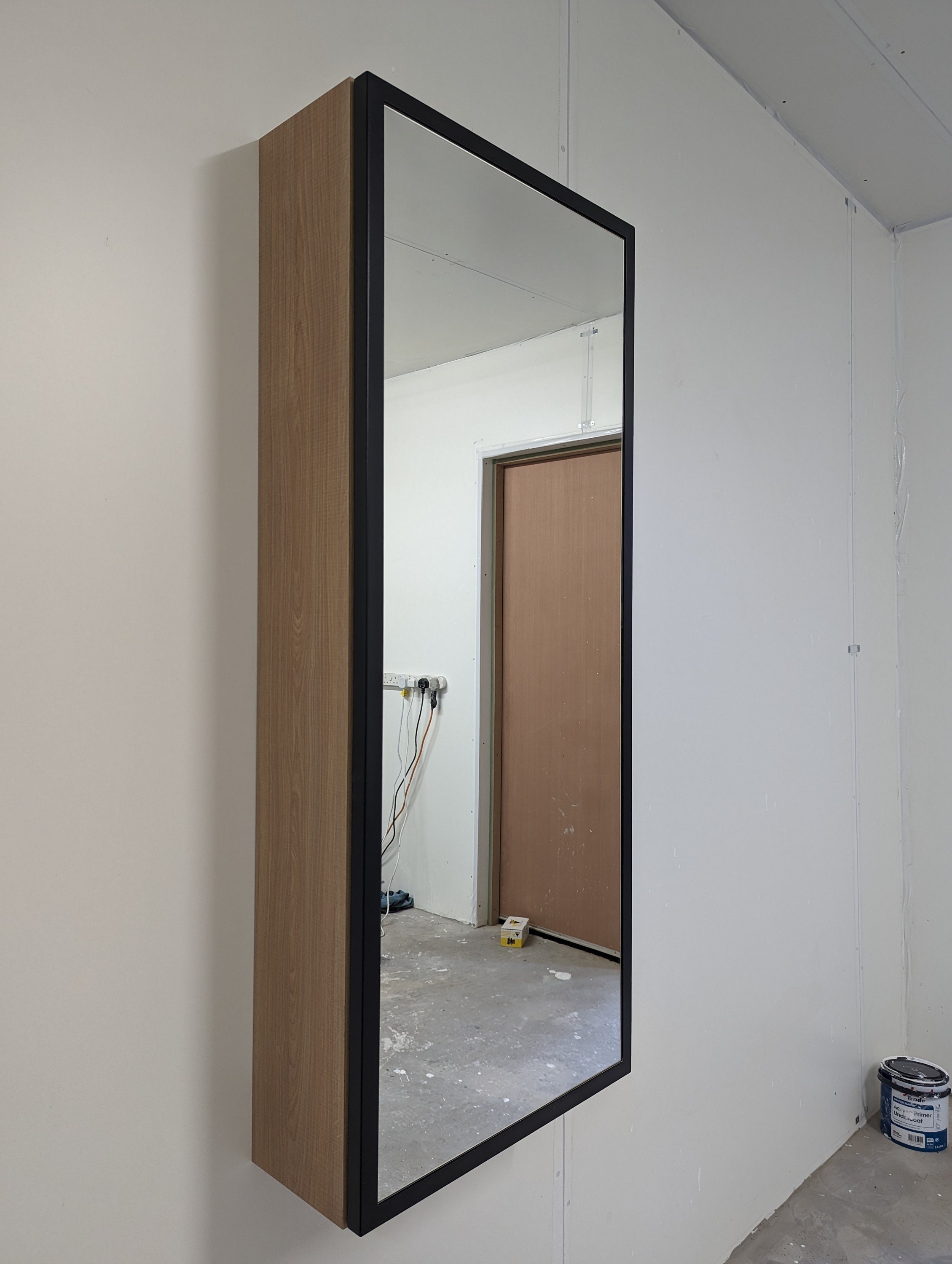 Mirrored Vanity/toiletry Cupboard With Adjustable Shelving, Hidden ...