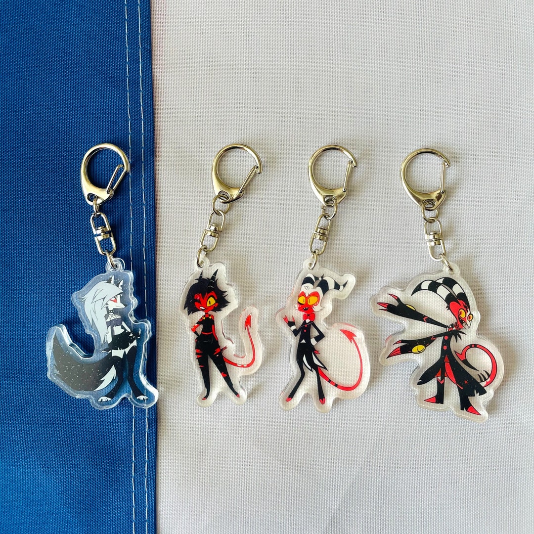 Blitzo Keychain Millie Keychain Moxxie Keychain Loona Keychain Hazbin ...