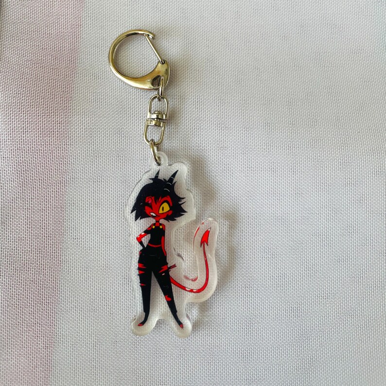 Blitzo Keychain Millie Keychain Moxxie Keychain Loona Keychain Hazbin ...