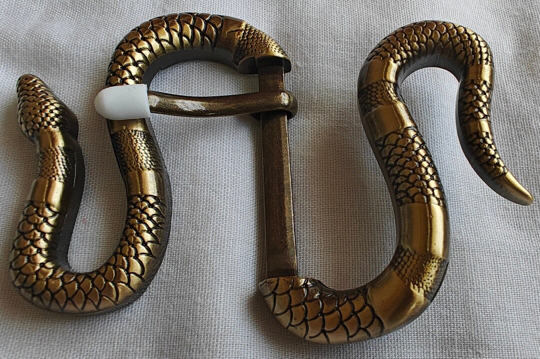 Snake Style Brass Buckle, Buckles, Buckle, Brass Buckle, Snake, Western ...