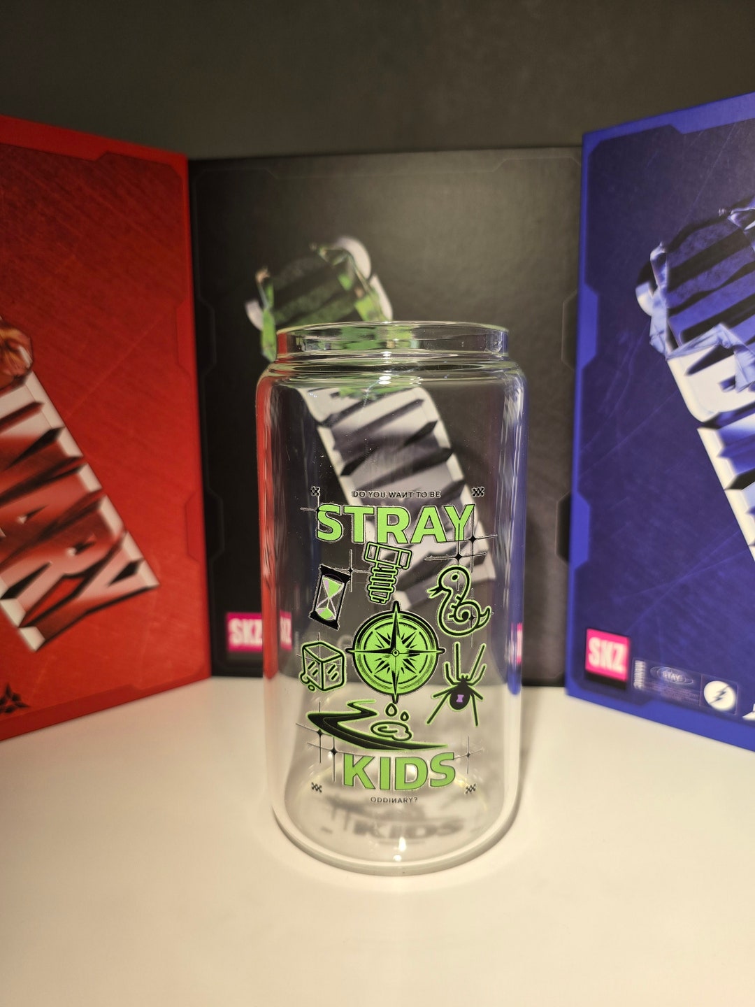 Stray Kids Oddinary Album Glass Cup - Etsy