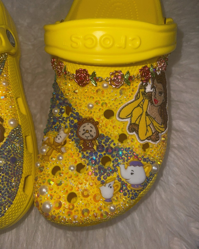 CUSTOM BLING CROCS - Etsy