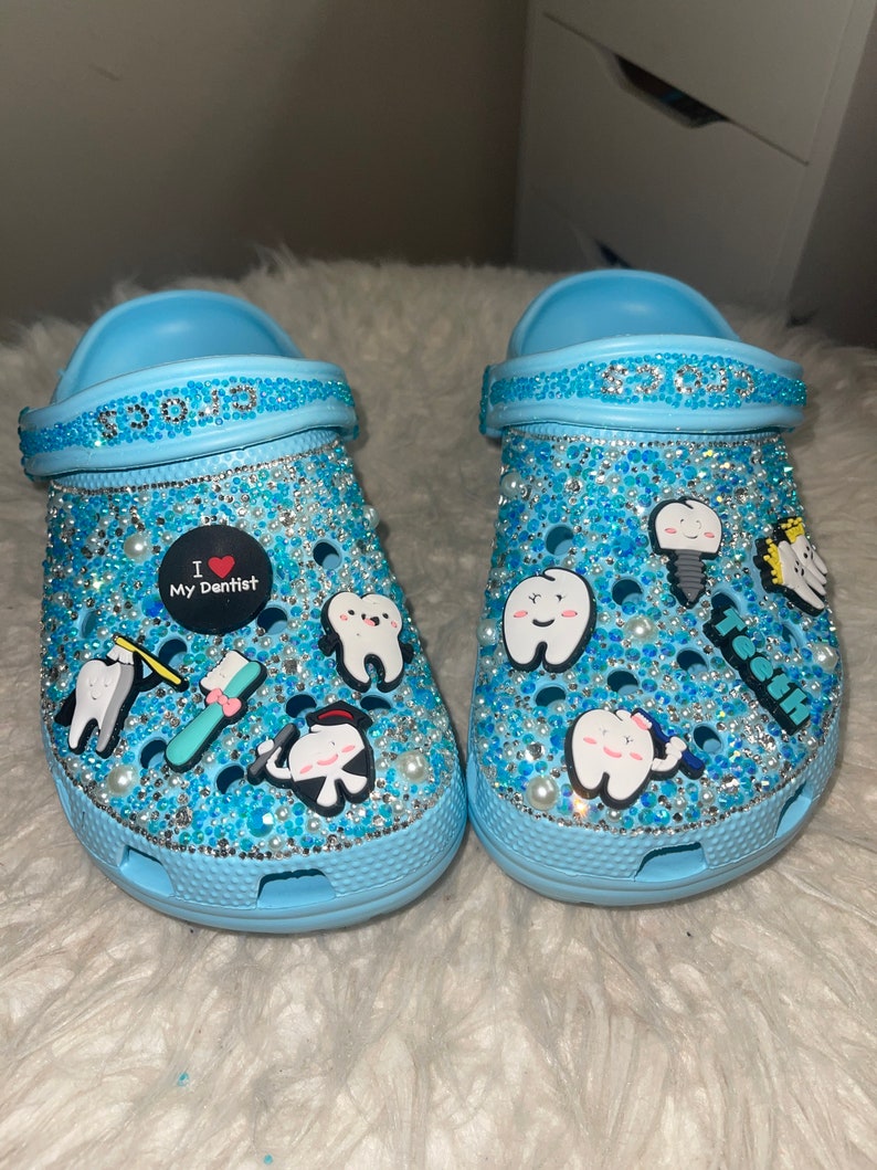 CUSTOM BLING CROCS - Etsy