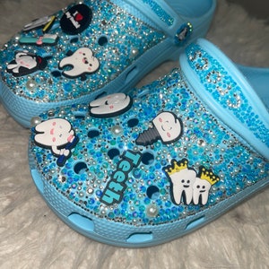 CUSTOM BLING CROCS - Etsy