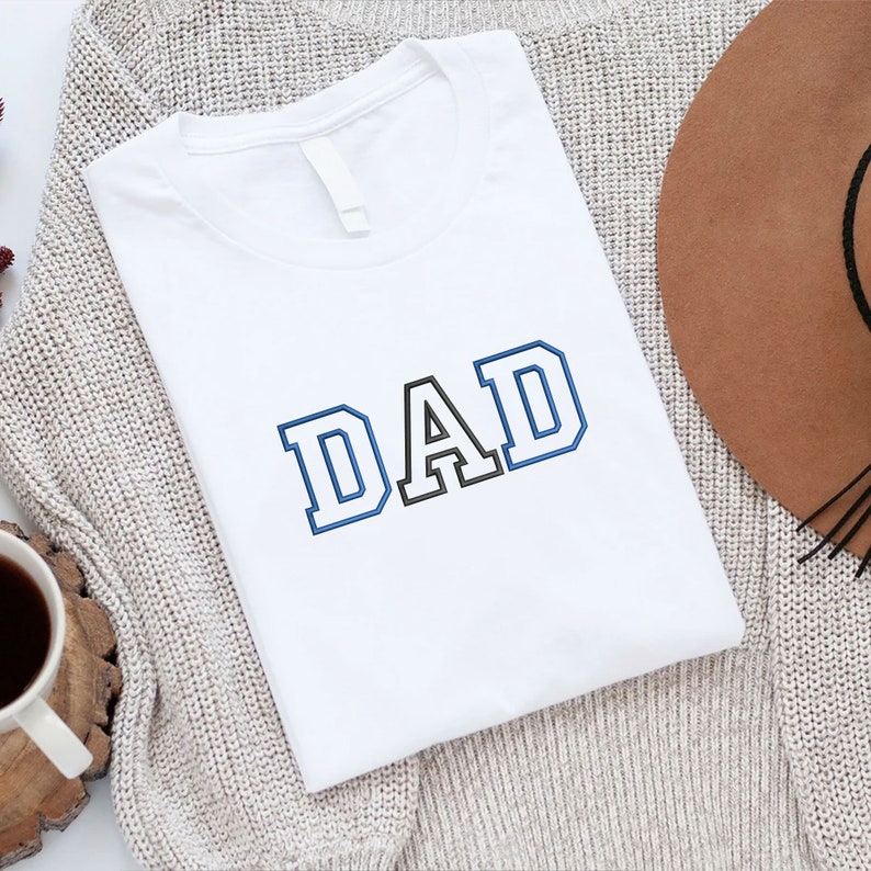Dad Text Machine Embroidery, Fathers Day Embroidery Designs, Cool Dad ...
