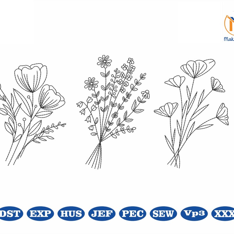 Simple Embroidery - Etsy