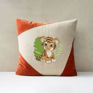 Cute Tiger Embroidery Design, Baby Tiger Digital Embroidery Files ...