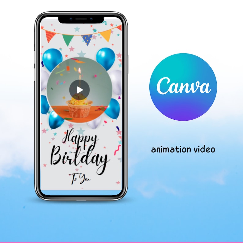 Happy Birthday Video Card for Friends, Animated Birthday Card, Birthday ...