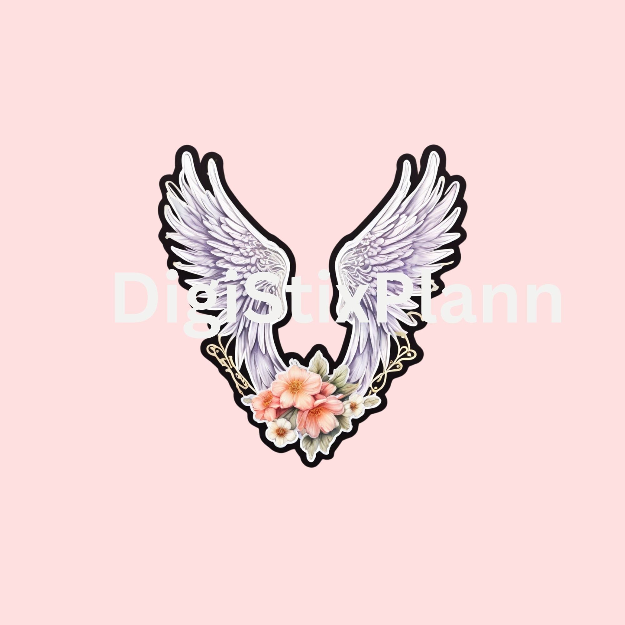 Wings Stickers, PNG, SVG, 10 PCS Digital Stickers, Popular Right Now ...