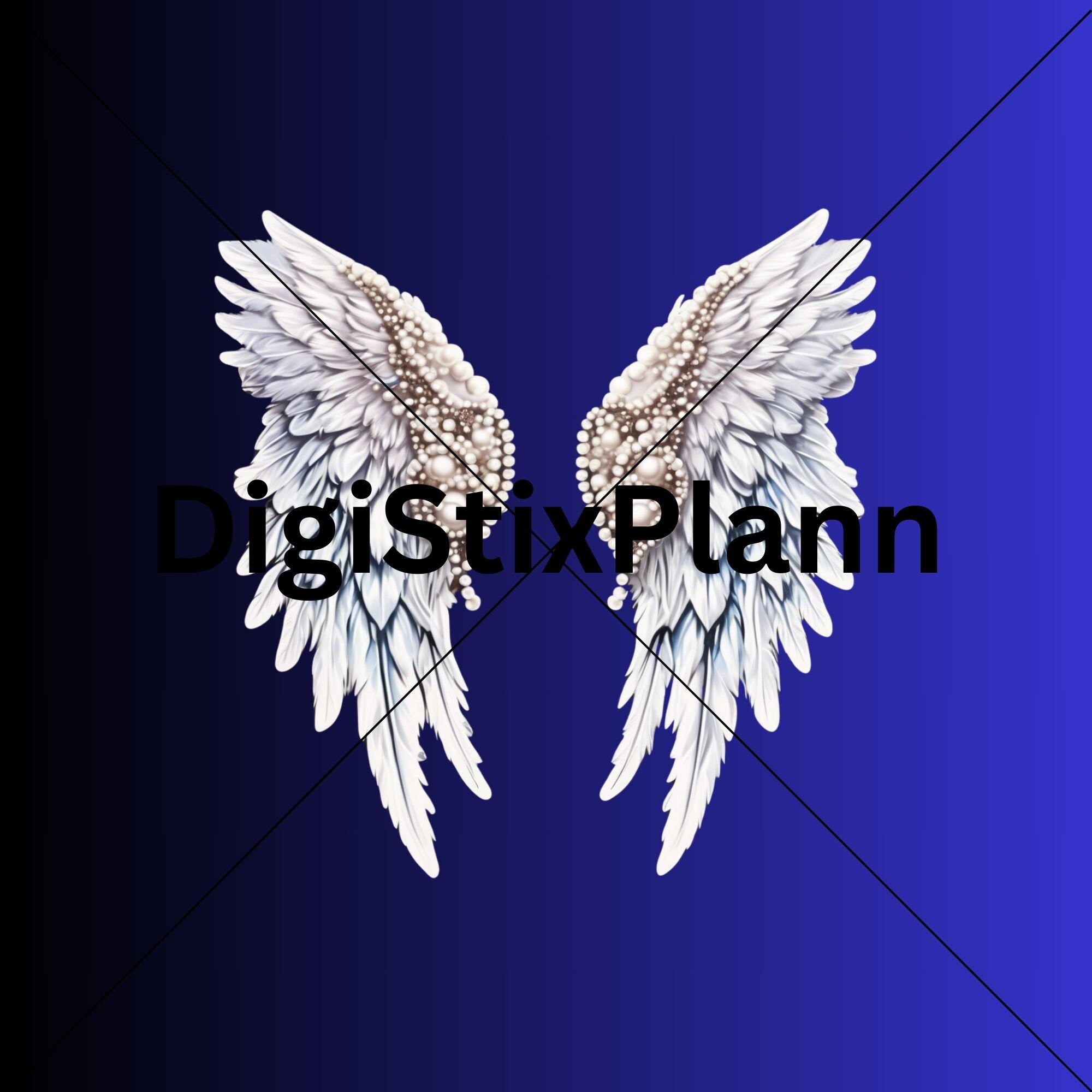 Wings Stickers, PNG, SVG, 10 PCS Digital Stickers, Popular Right Now ...