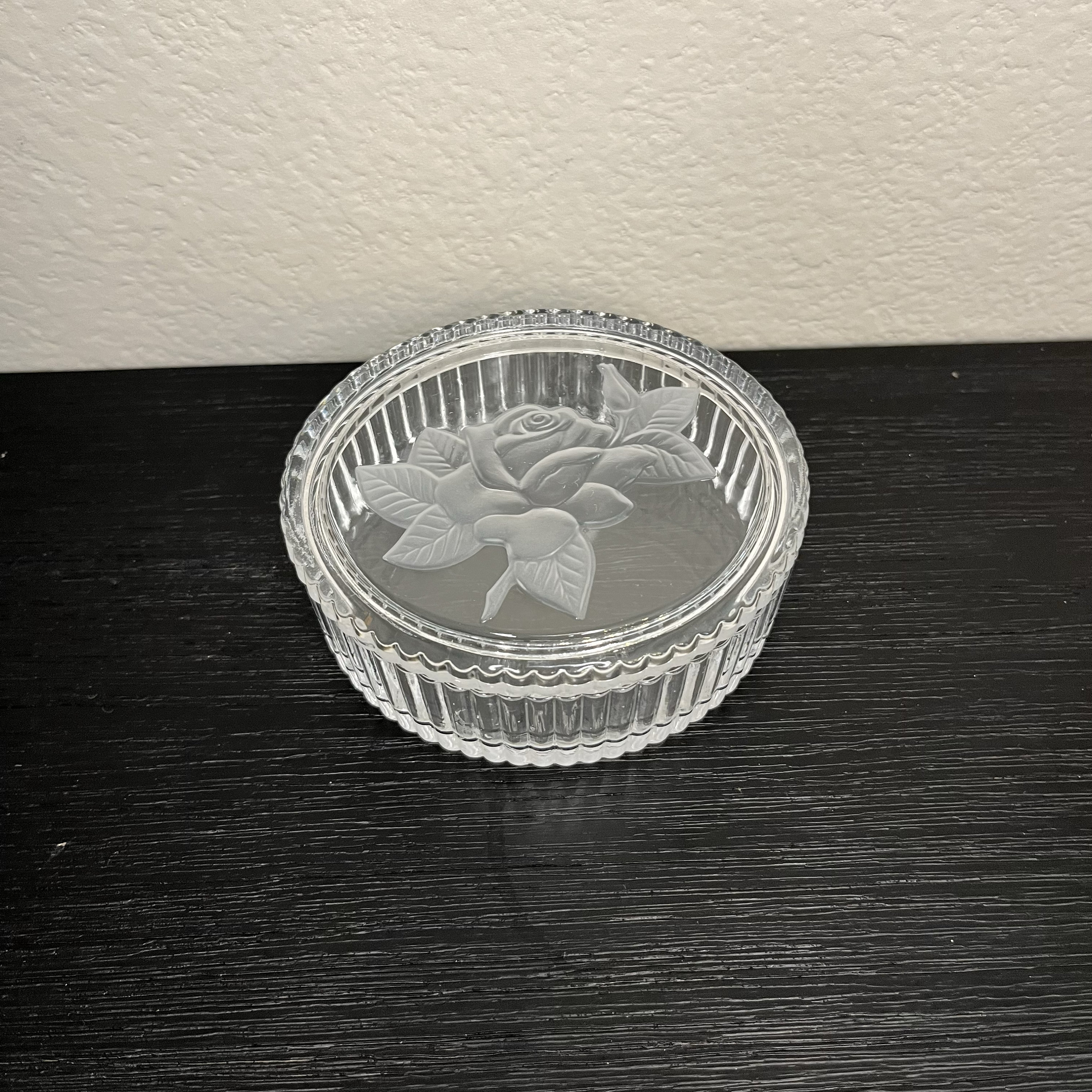 Vintage Teleflora Crystal Trinket/jewelry Dish - Elegant Design - Etsy
