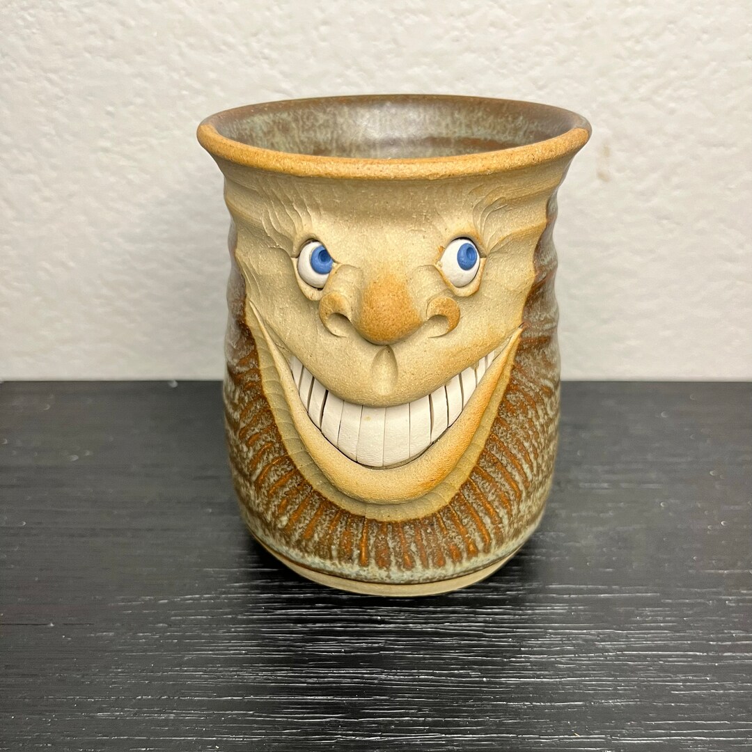 Vintage February 1985 Muggins Pottery Mug - Collectible English Craft ...