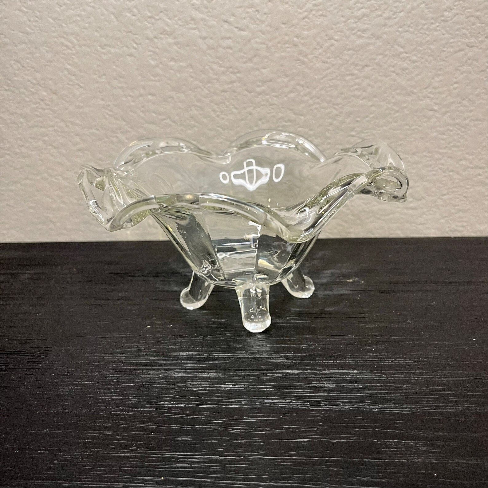 Imperial Crocheted Lace Edge Glass Bowl - Etsy