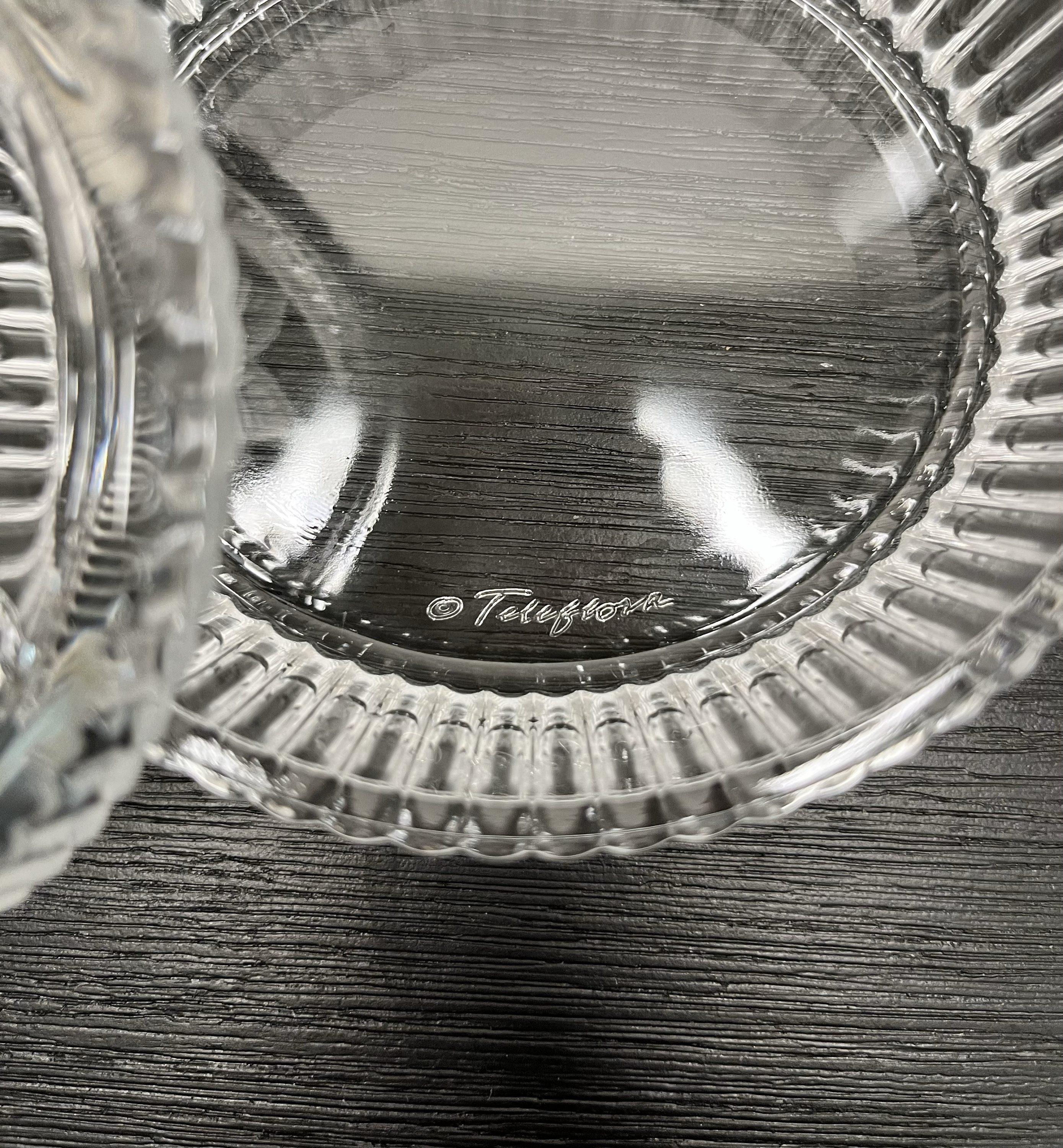Vintage Teleflora Crystal Trinket/jewelry Dish - Elegant Design - Etsy
