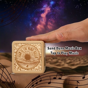 Sand Dune Music Box, Handmade Gift for Movie Lovers, Unique Birthday ...