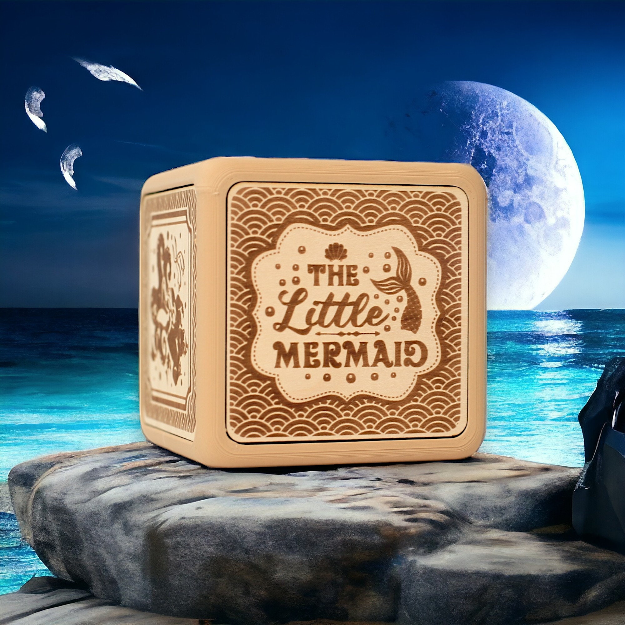 Little Mermaid Music Box, Birthday Baby Shower Gift, Ariel Ursula ...