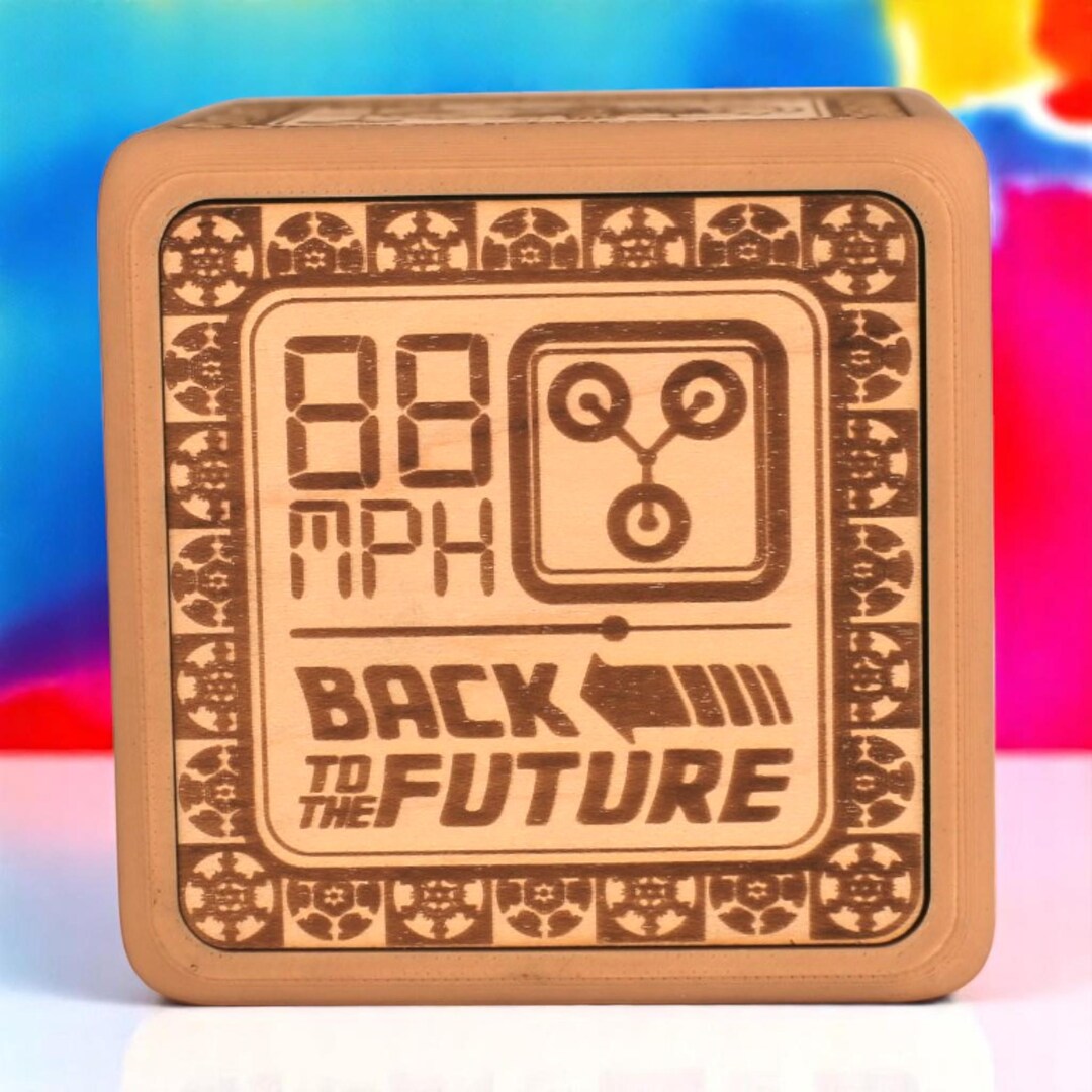 Back to the Future Music Box | Tap-to-play | Handmade Retro Gift - Etsy