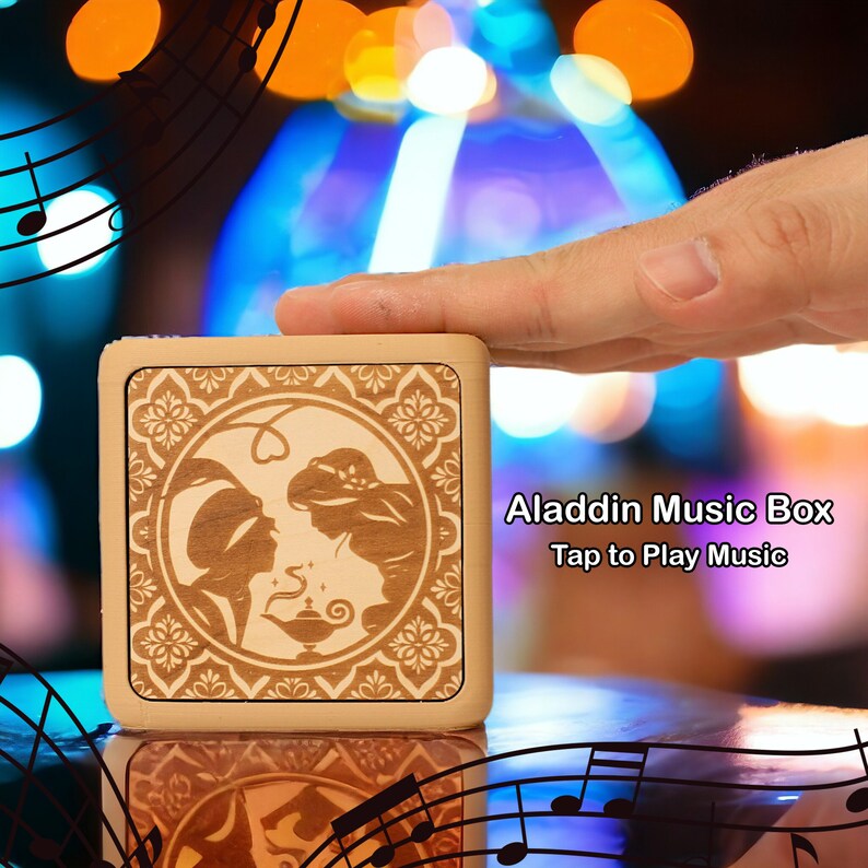 Aladdin Music Box, Birthday Baby Shower Gift, A Whole New World ...