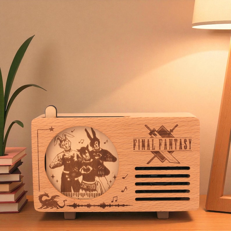 Final Fantasy Music Box: Wooden Slide-to-play With 9 FF Song Cards - Etsy