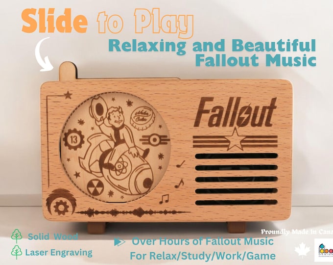 Fallout Inspired Retro Radio Bluetooth Speaker - Etsy