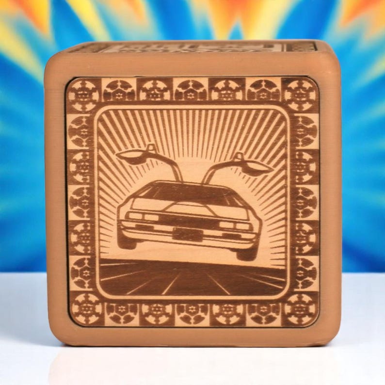 Back to the Future Music Box | Tap-to-play | Handmade 80s Movie Gift - Etsy