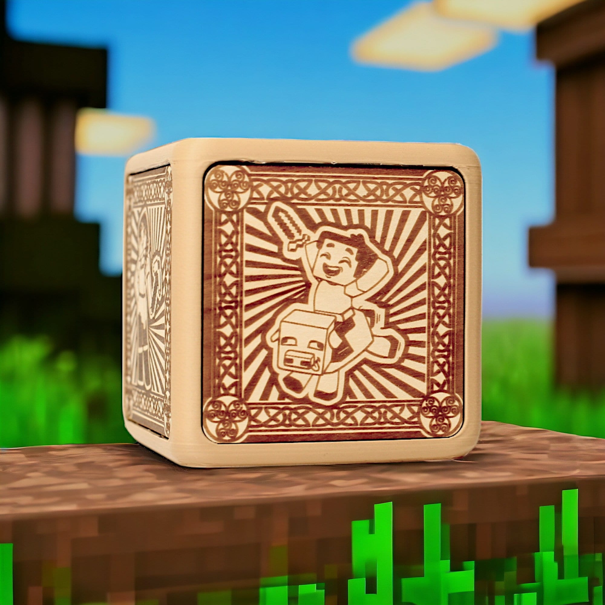 Game Music Box Minecraft Gift for Him Her Boyfriend Game Lovers Ender ...