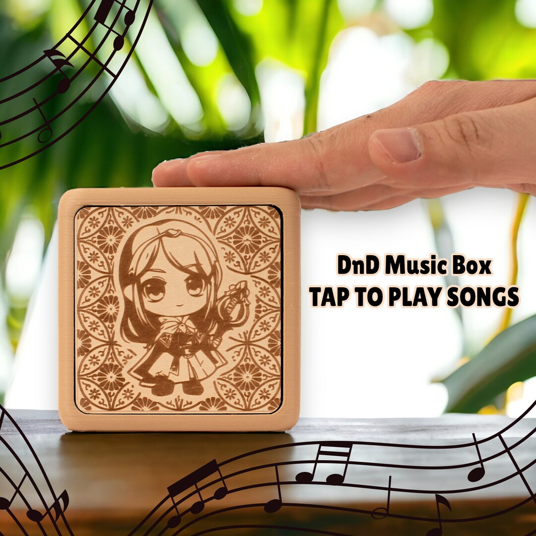 Dungeons Music Box - Handmade Birthday Gift for Fans - Barbarian Cleric ...