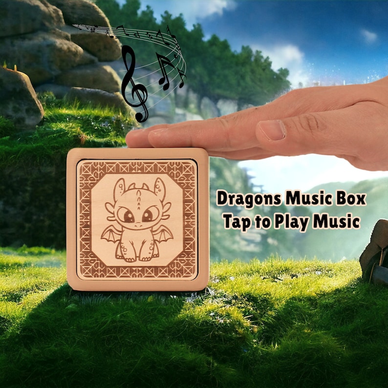 Dragons Music Box - Toothless Birthday Gifts for Son Daughter Friends ...