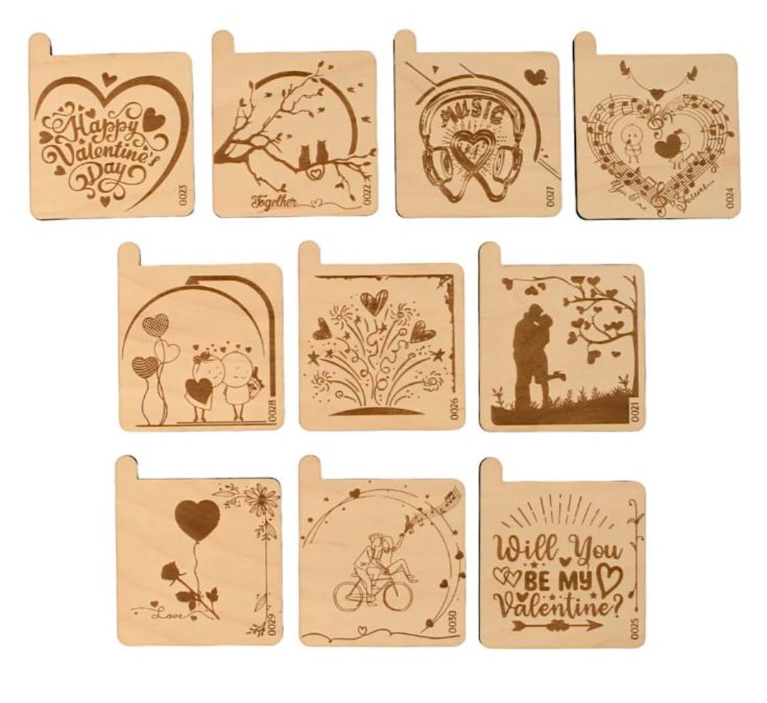 Custom Wooden Song Cards Design Service - Etsy