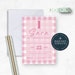 Pink Gingham First Birthday Party Bundle Customizable Editable ...