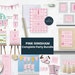 Pink Gingham First Birthday Party Bundle Customizable Editable ...
