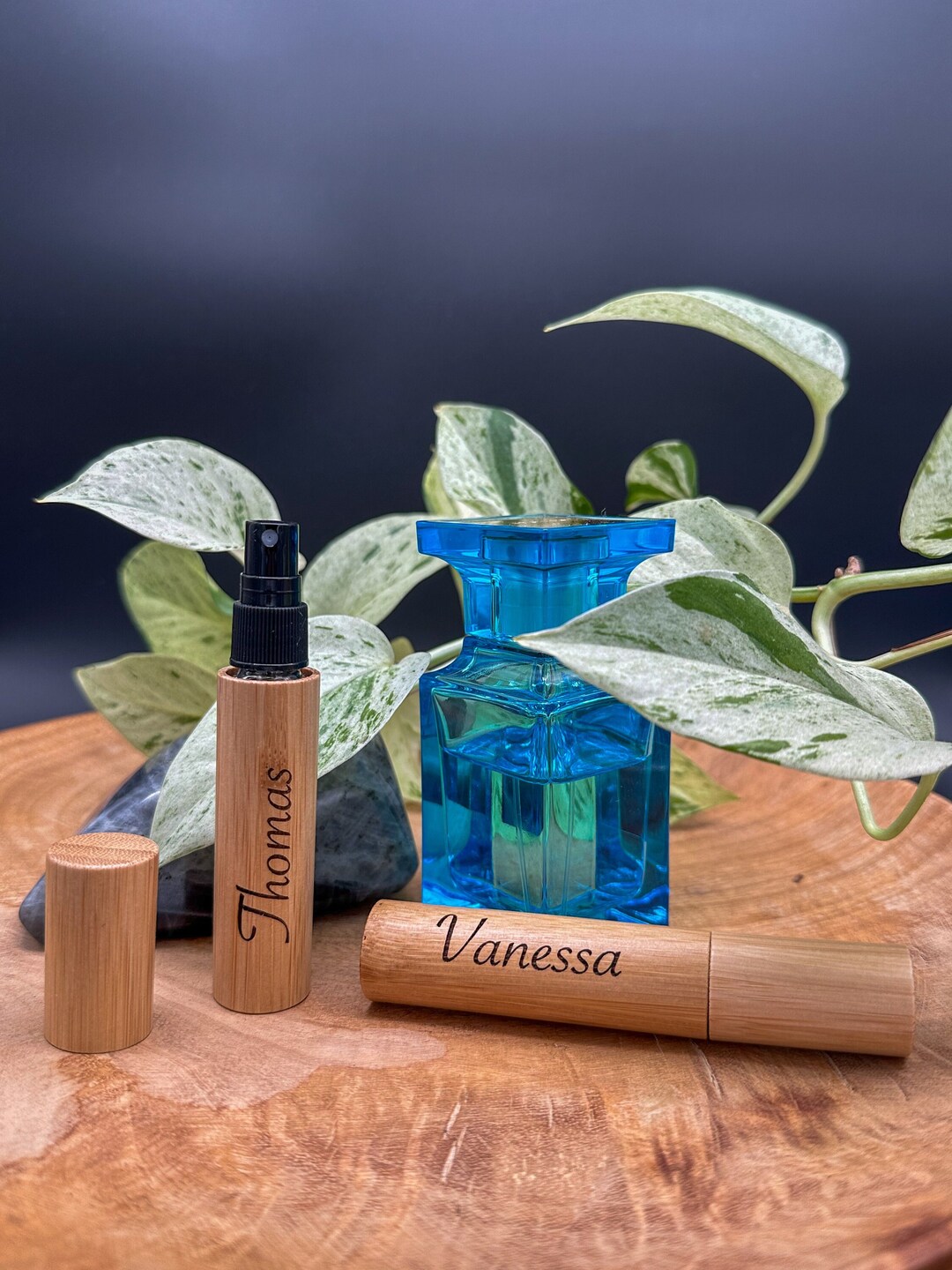 Perfume Atomizer Made of Bamboo With Personalized Engraving - Etsy