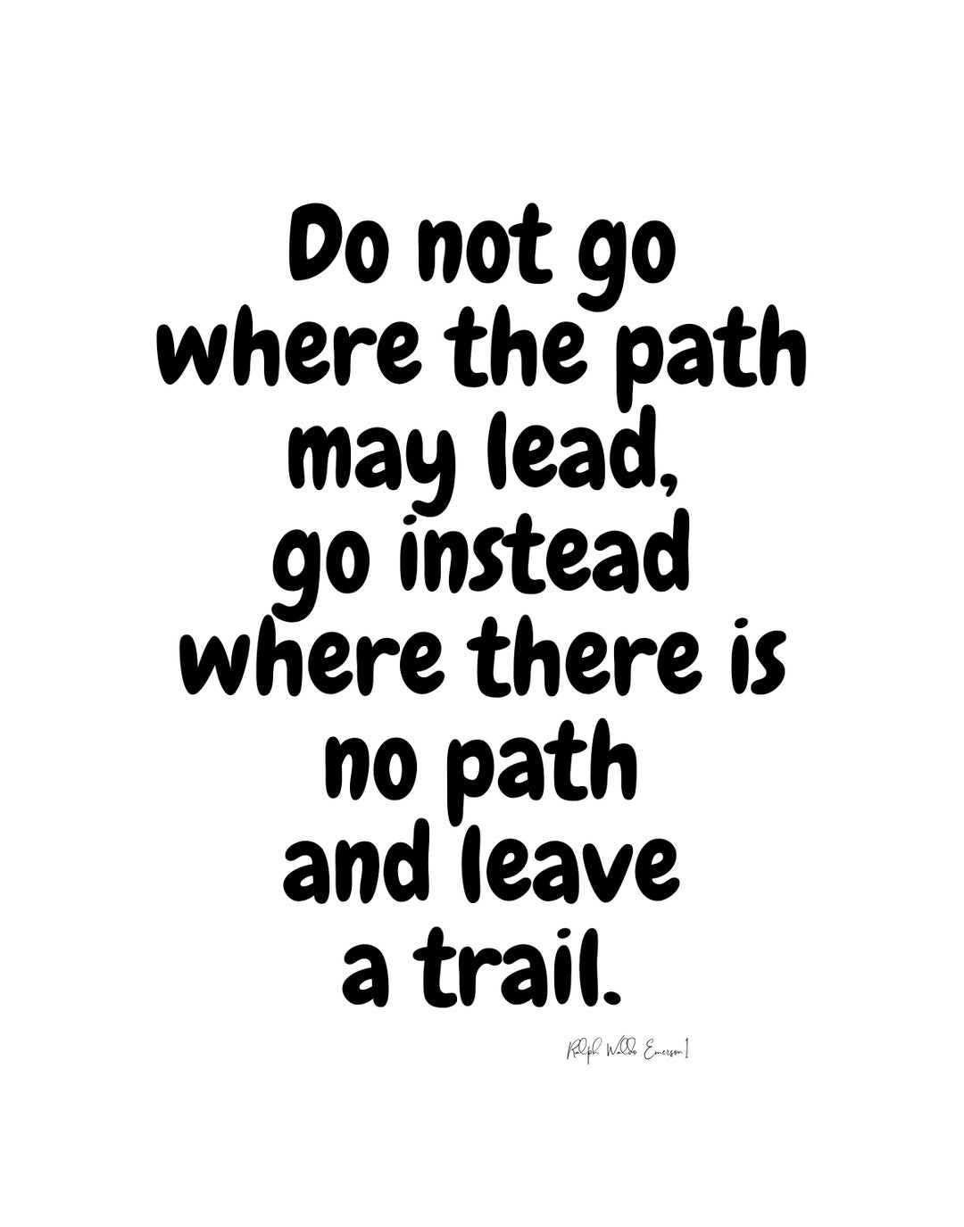 Make Your Own Trail Printable Plain - Etsy