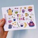 Tea Themed Sticker Sheets - Etsy