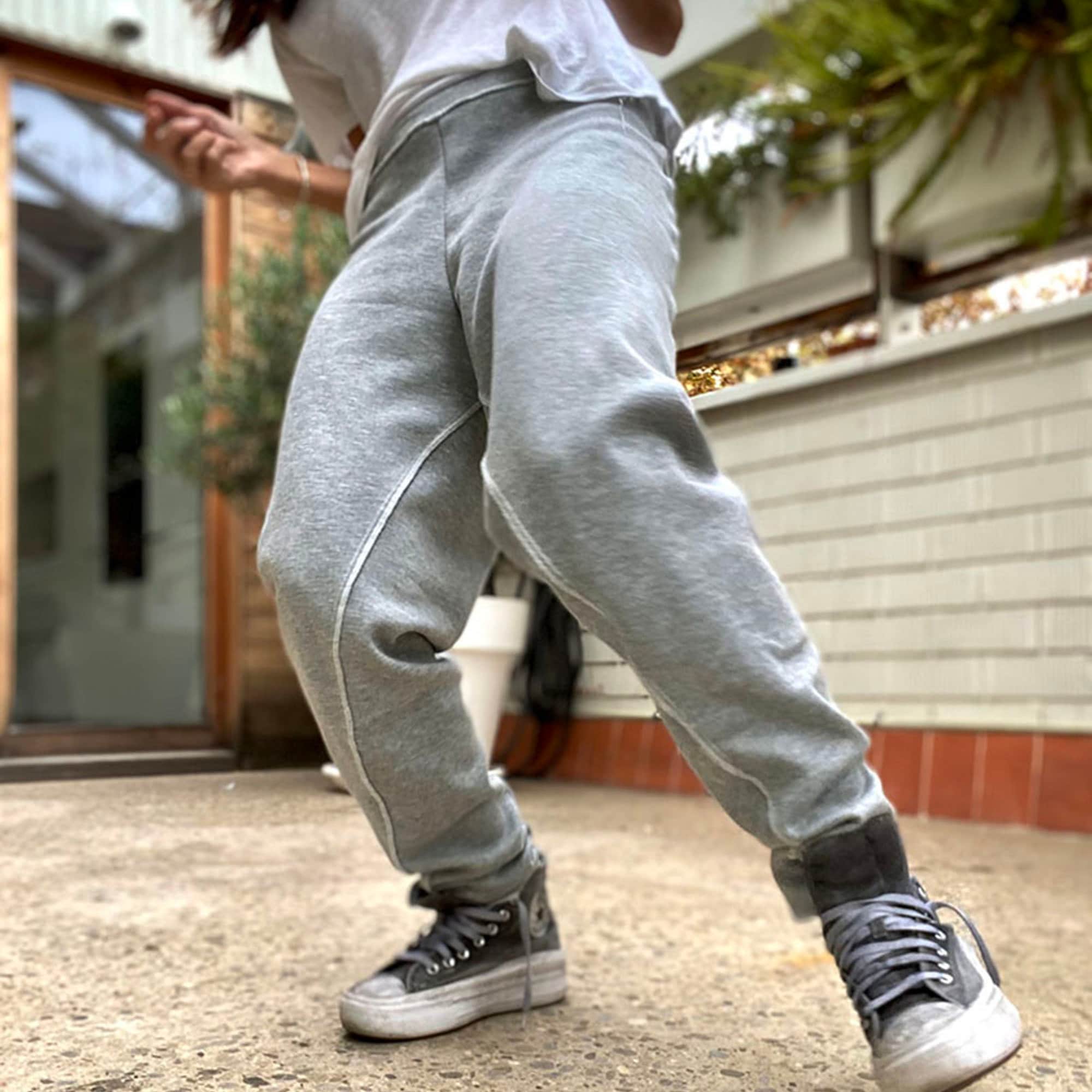 Digital Sewing Pattern Sweatpants With Twisted Seams, Sizes Separated ...