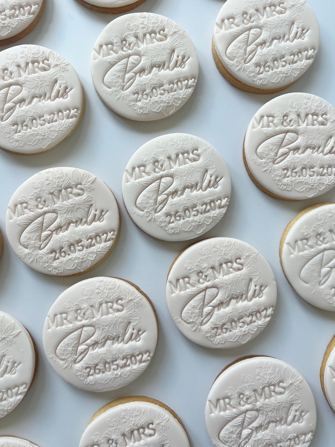 WEDDING Biscuits, Wedding Cookies, Wedding Favours, Personalised ...