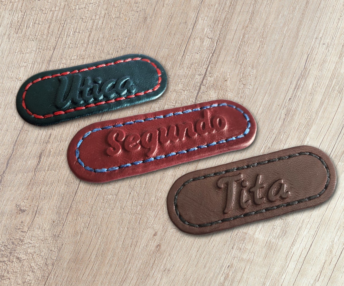 Personalized Genuine Leather Tag for Saddle / Tack / Noseband - Horse ...