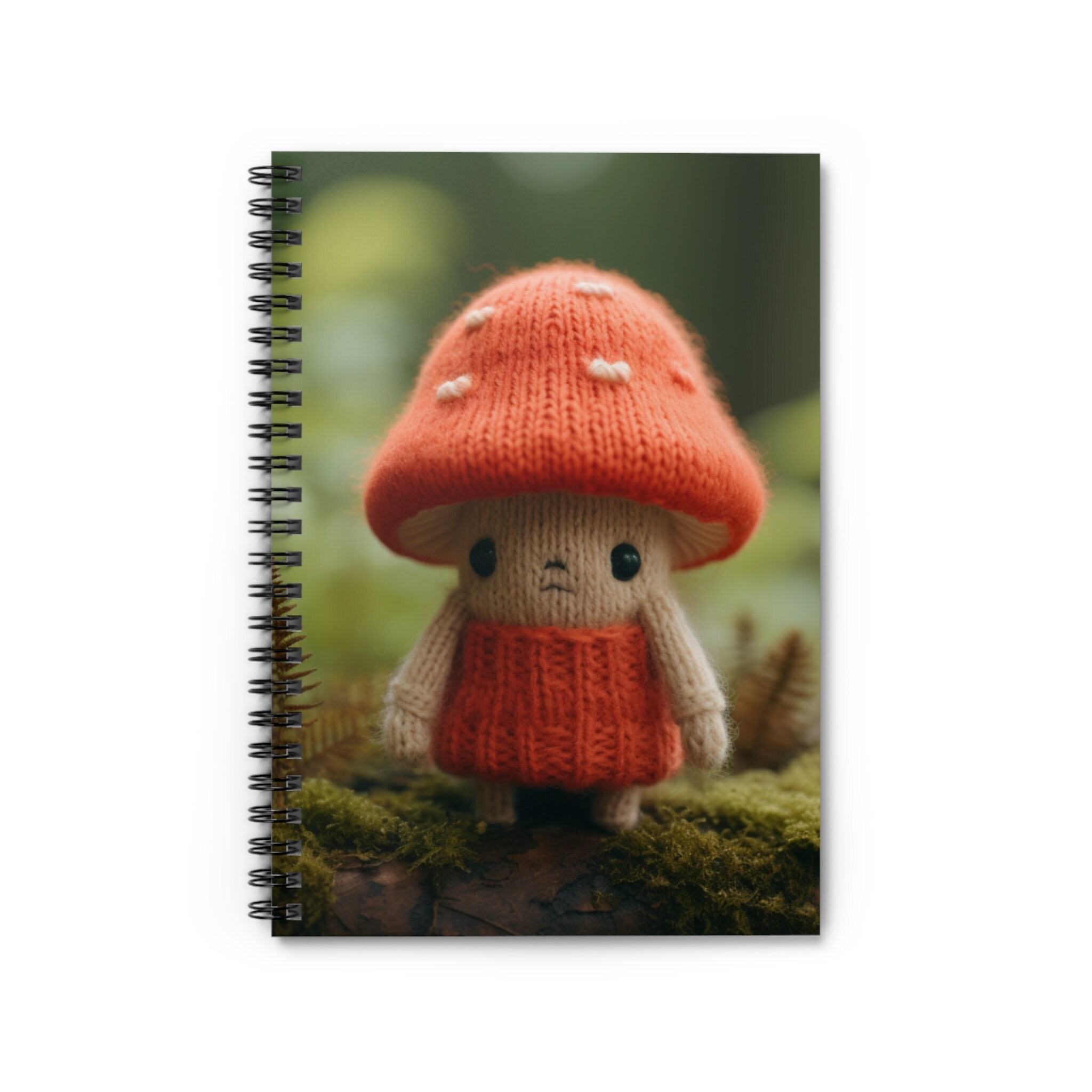 Woolly Red Mushroom Spiral Notebook woolly Fungi Chronicles - Etsy